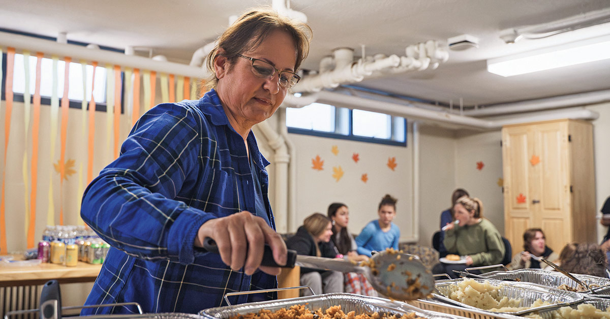 Turkey and togetherness in McLaughlin Hall